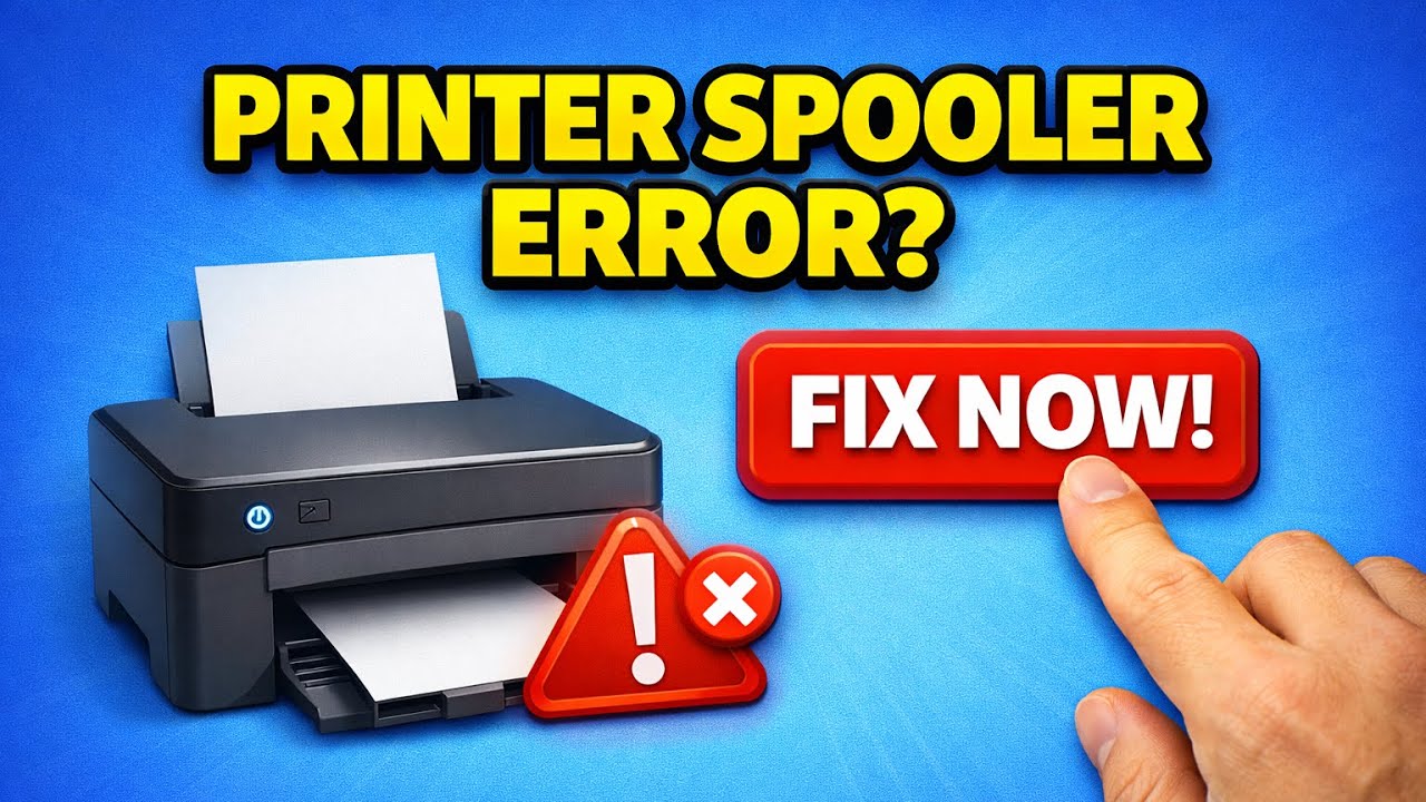 How to Fix a Printer Spooler Error :Tutorial