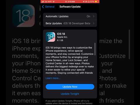 iOS 18 RC update released
