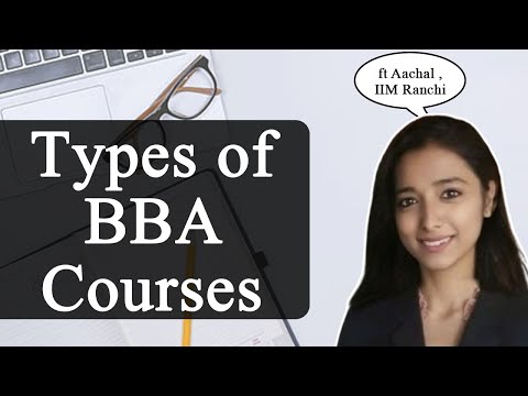 Types of BBA Courses