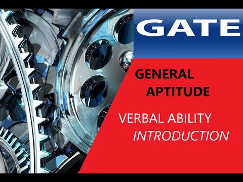 General Aptitude: verbal ability -words roots and stems .