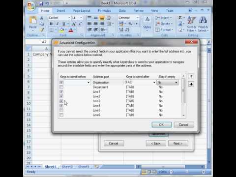 Postcode Lookup in Excel