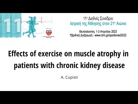 Effects of exercise on muscle atrophy in patients with chronic kidney disease - A. Cupisti