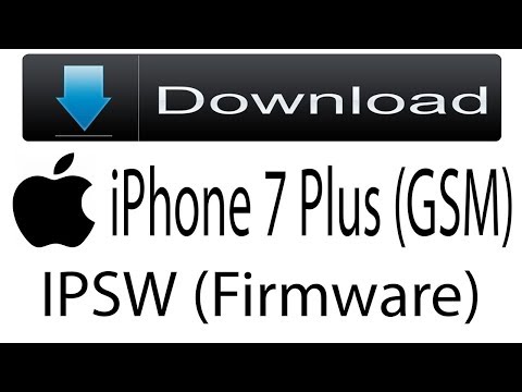 Download iPhone 7 Plus (GSM) Firmware | IPSW (Flash File|iOS) For Update Apple Device