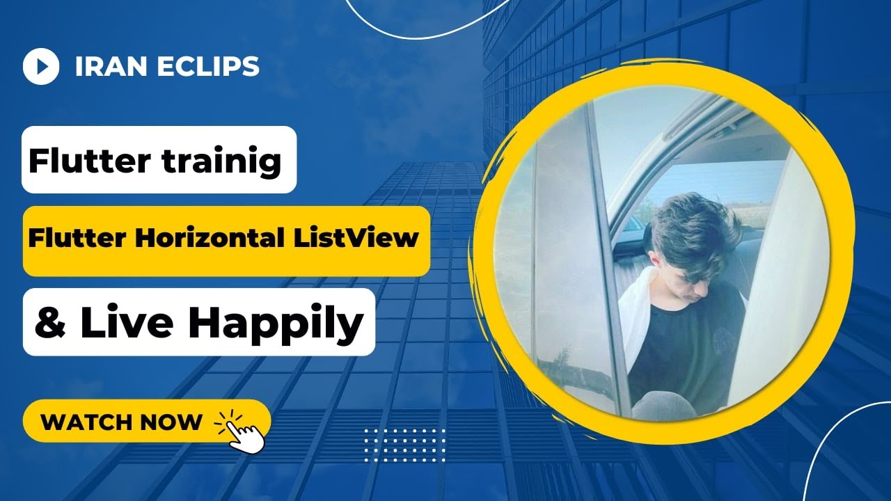 Flutter Tutorial - How To Create Horizontal ListView | Scrollable Row [2022]