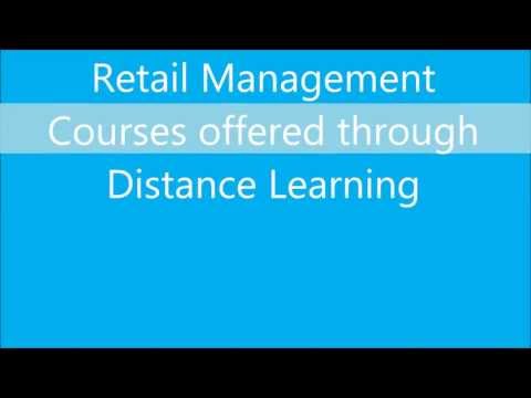 Retail Management courses through distance education in India