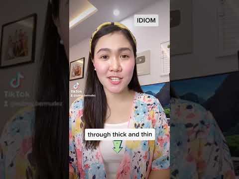 IDIOM: through thick and thin 🤔 #shorts #YoutubeShorts