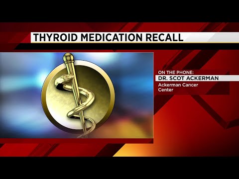 FDA recalling two thyroid medications