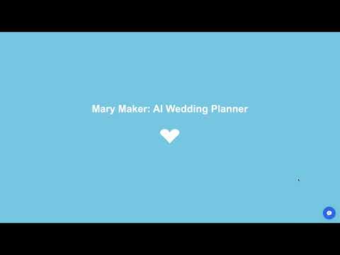 Voiceflow PromptHacks 2023 - Mary Maker: AI Wedding Planner