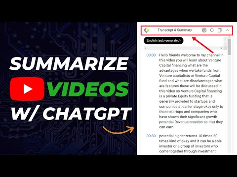 How to Summarize YouTube Videos with ChatGPT (QUICK & EASY)