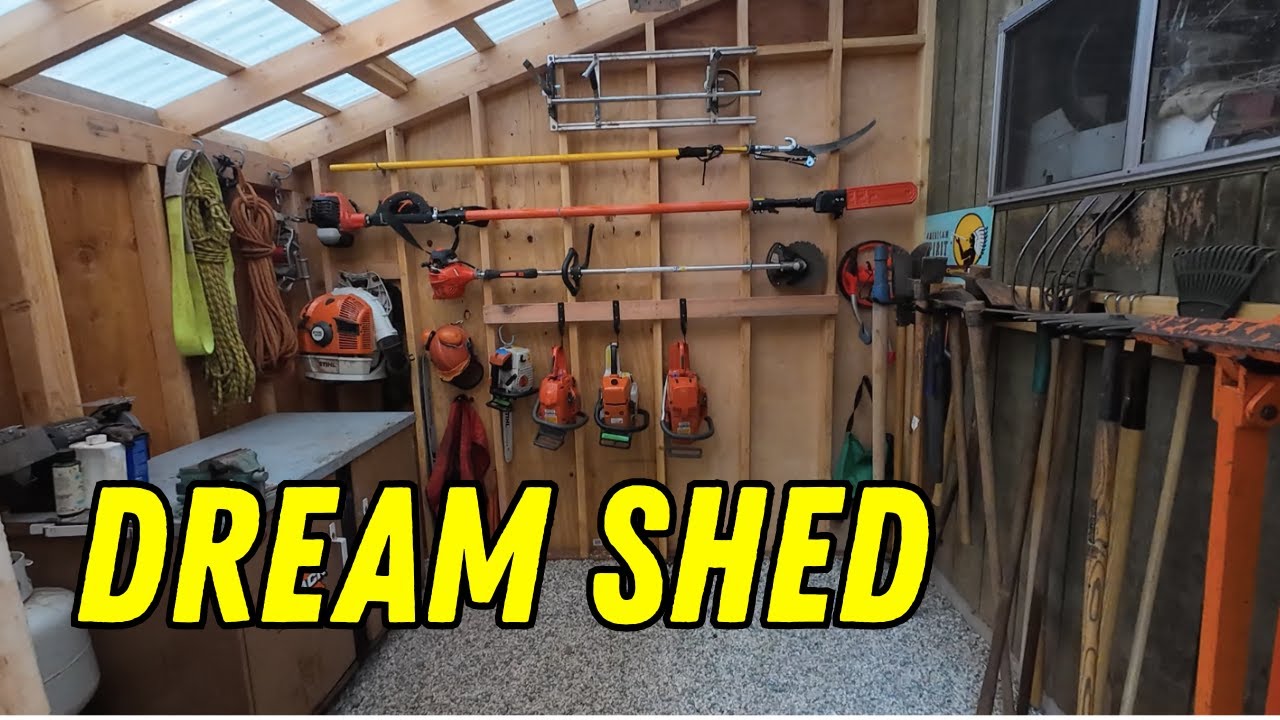 How I set up the ULTIMATE TOOL SHED (for cheap!)