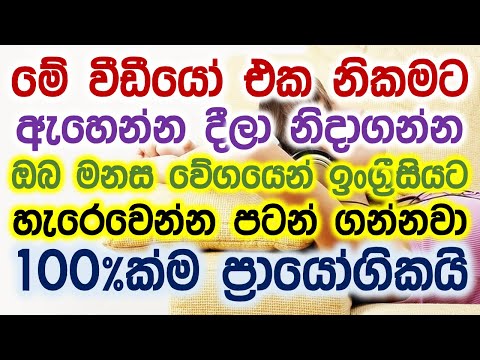 84 Minutes of English Listening Practice for Beginners in Sinhala | Learn English While You Sleep