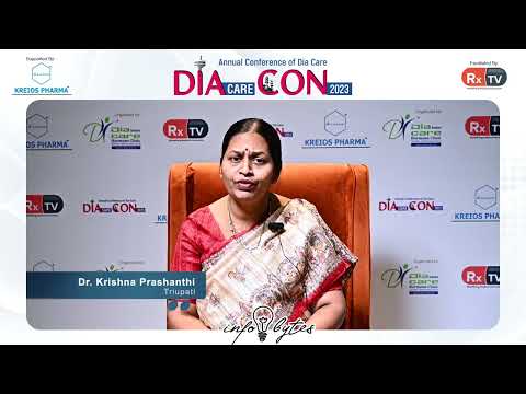 Dr Krishna Prashanti on topic of anemia in diabetes mellitus | Infobytes | DIAcareCON 2023