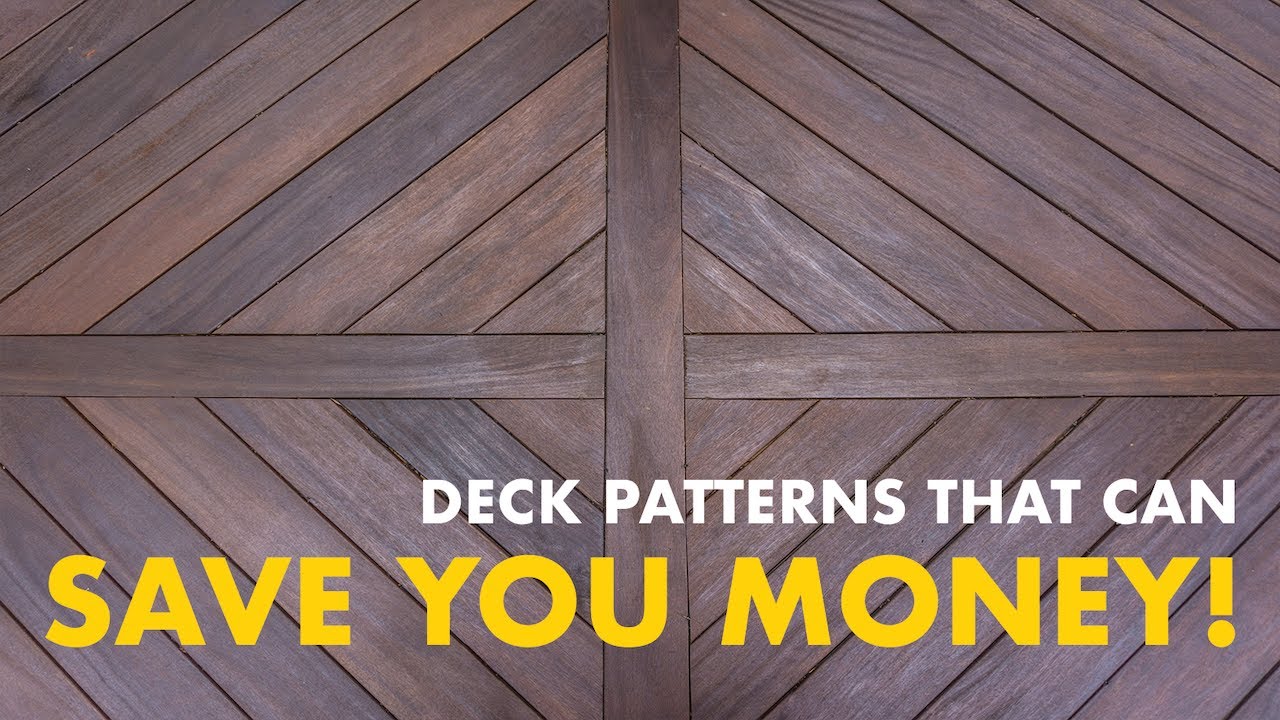 6 Deck Patterns That Can Save You Money!