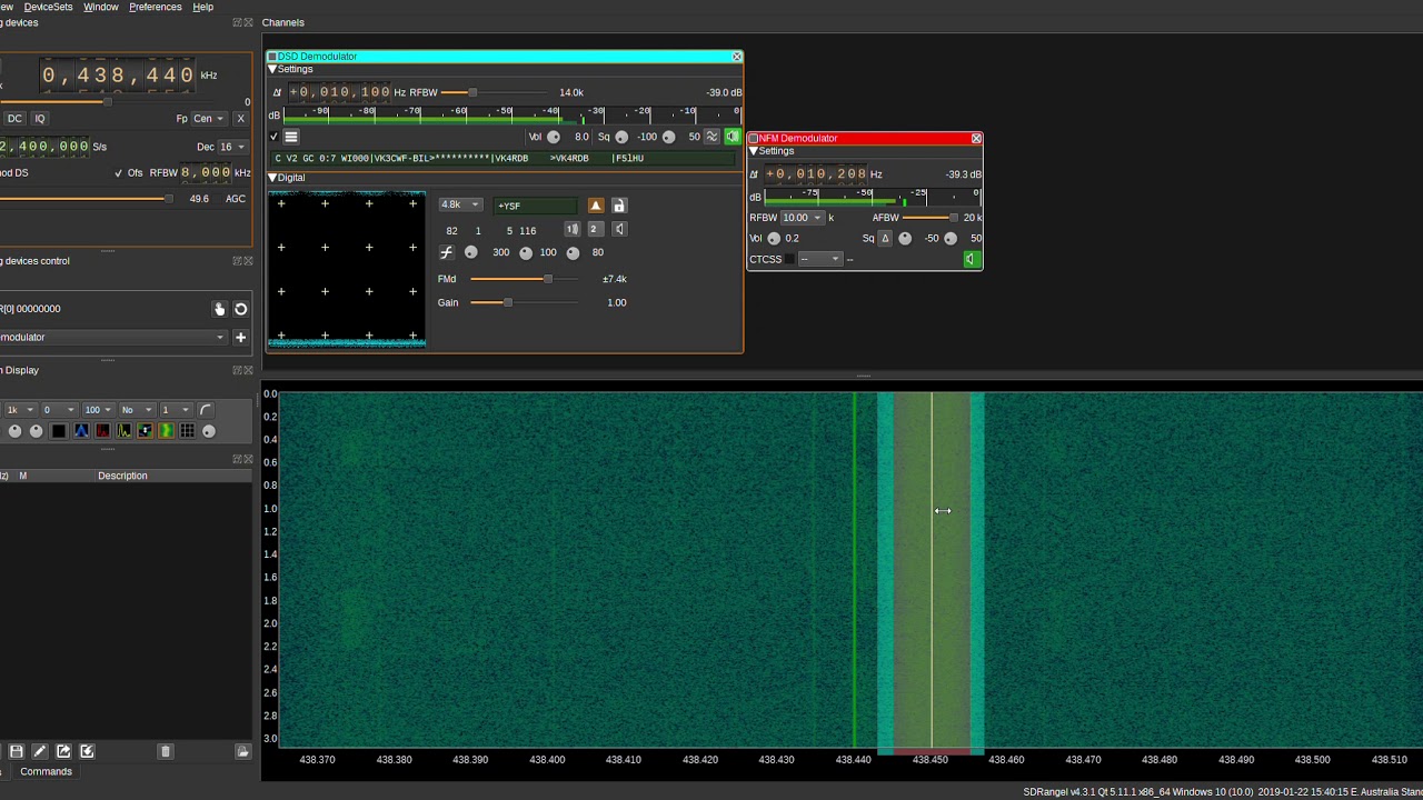 SDRangel YSF decoding