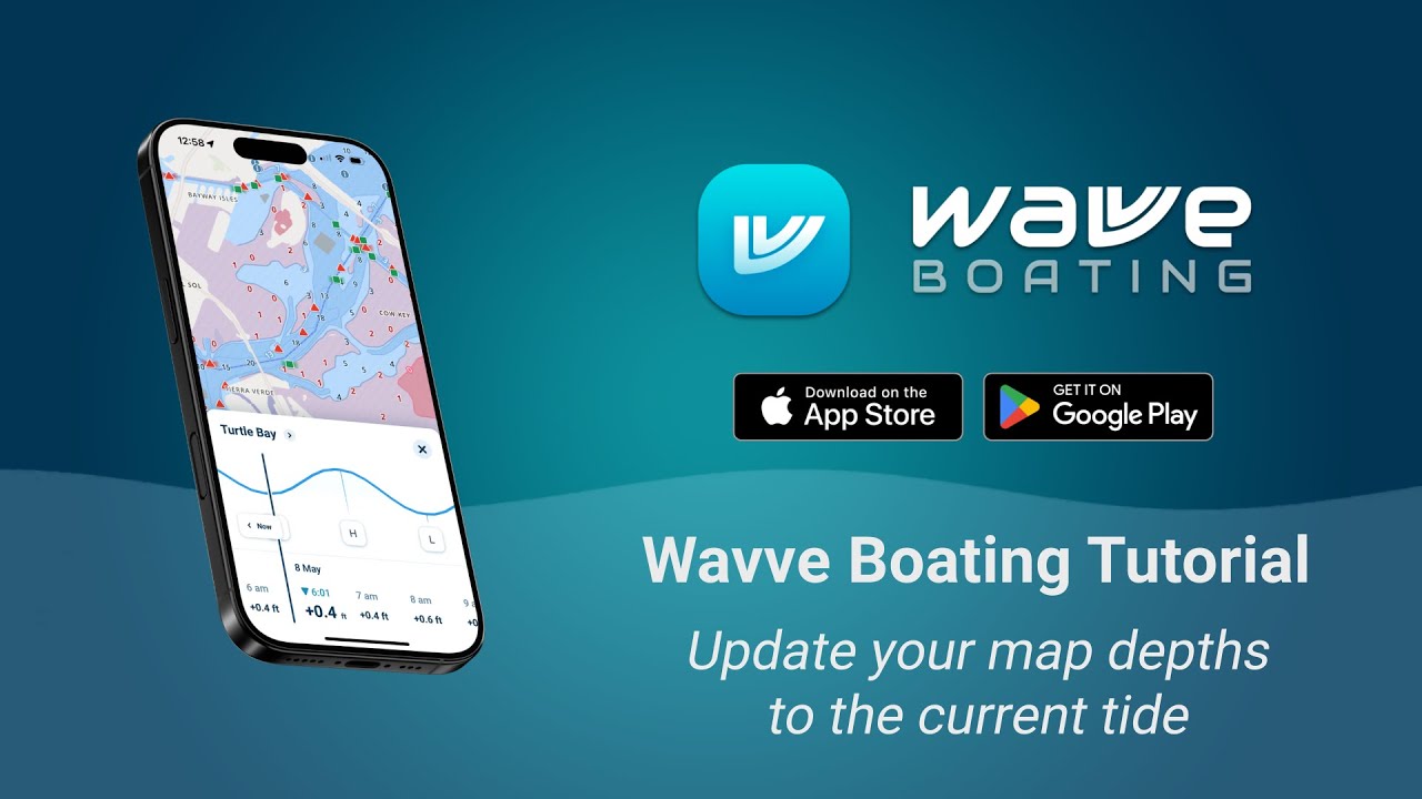 How to Update Your Map Depths to the Current Tide