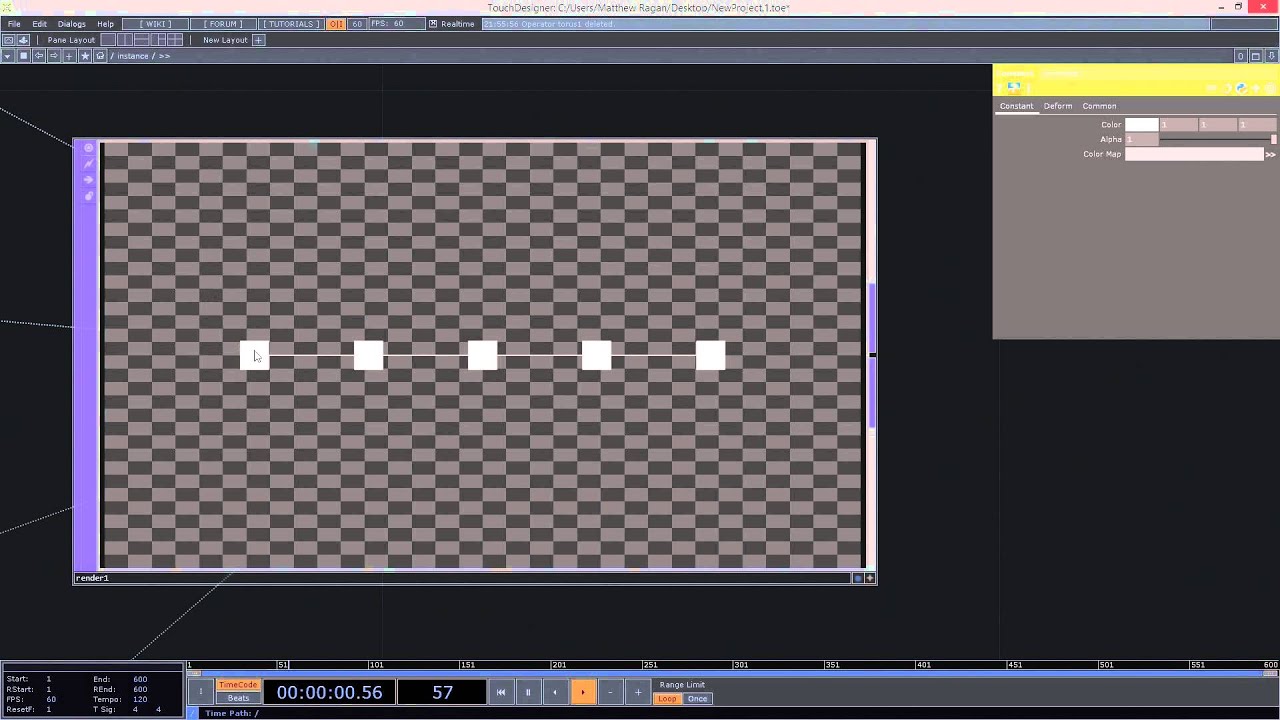 THP 494 & 598 | Simple Instancing | TouchDesigner
