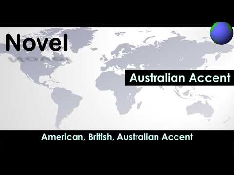 Novel - How to Pronounce Novel in Australian Accent, British Accent, American Accent