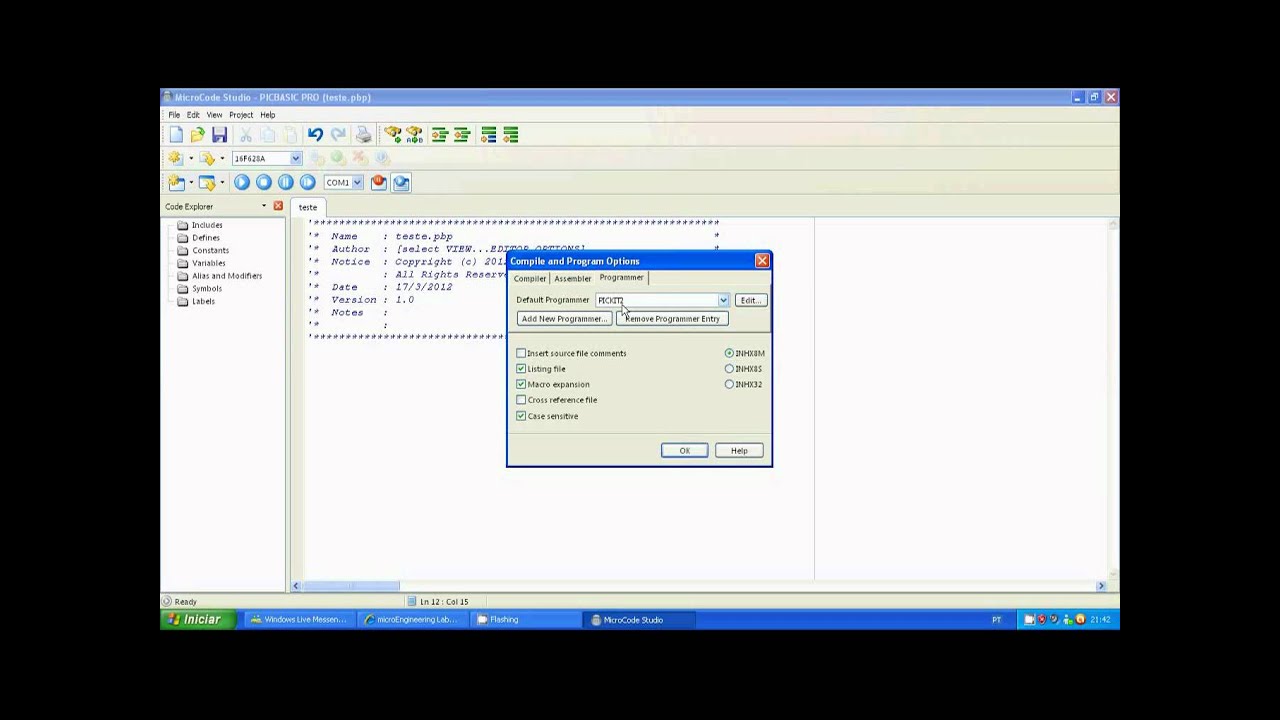 MICROCODE STUDIO Conceitos Basicos