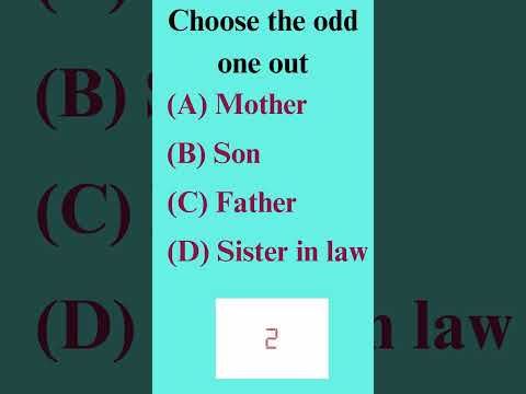 Choose the odd one out (3rd Shorts) | Brain Teasers | Simple Puzzle |