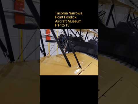 US Army Stearman Tacoma Narrows Point Fosdick Aircraft Museum PT-12/13