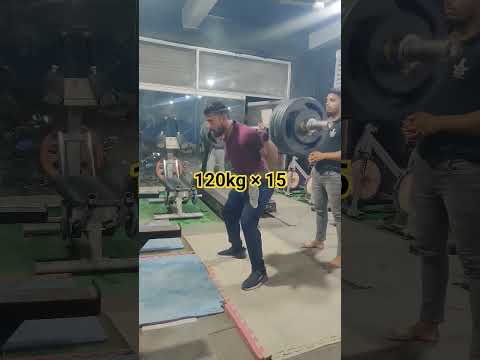 Half Squats | 15 reps of 120kg+ 💀 #iamdujrai