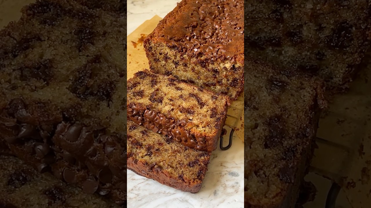 BEST Chocolate Chip Banana Bread!