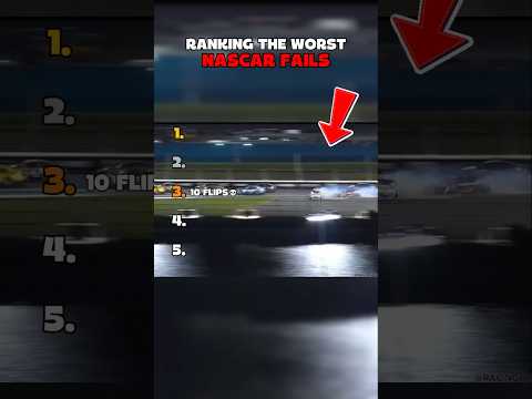 Ranking the Worst Nascar FAILS ☠️ #nascar #automobile #racing #crash