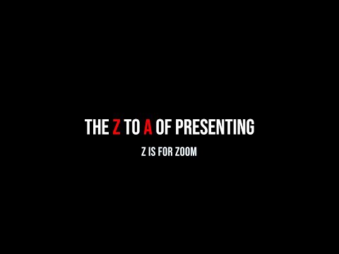 The Z to A of Presenting: Z is for Zoom – ACM TRAINING BLOG