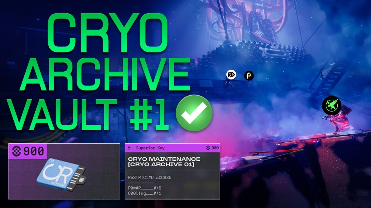 Cryo Archive: Vault #1 CLEAR | Marathon (FT. FalloutPlays & KackhisHD)