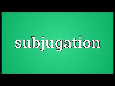 Subjugation Meaning
