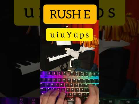 Rush E (Roblox Sheet Easy Piano Tutorial)