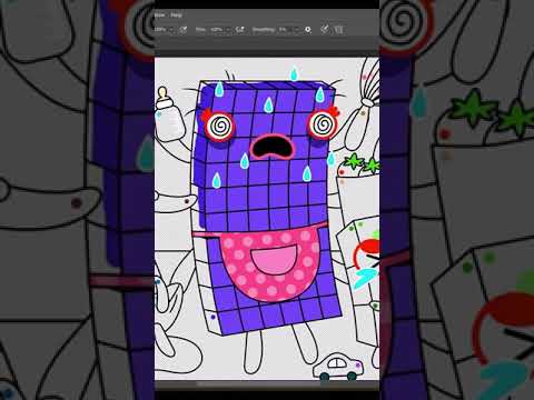 My Superhero Mommy! #numberblocks #coloringstory #fanmade #shorts #drawing #coloring