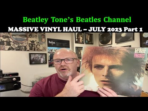 JULY'S MASSIVE VINYL HAUL - PART 1 - Bowie, Stones, Elvis Costello, and many more #vinylcommunity