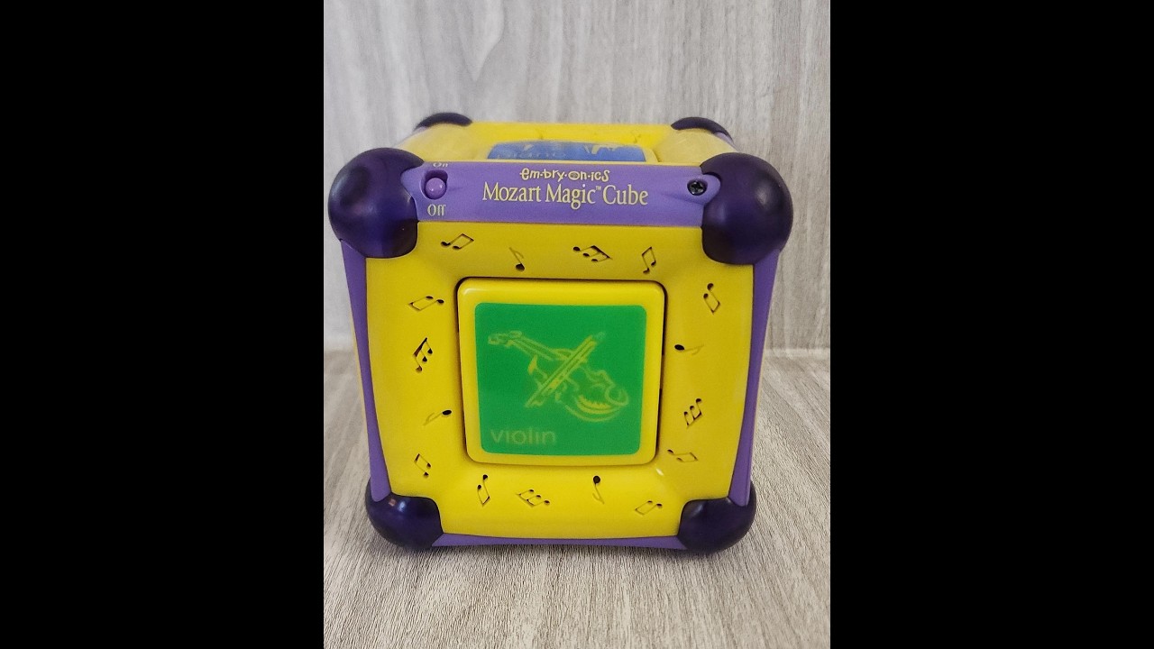 Embryonics Munchkin Mozart Magic Cube Musical Toy Tested Works