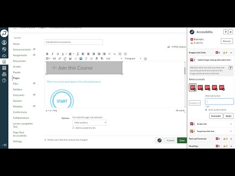 Pope Tech and Canvas Accessibility – Teaching/Technology Innovation Center