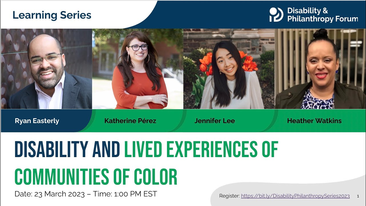 Disabled Communities of Color: Lived Experiences