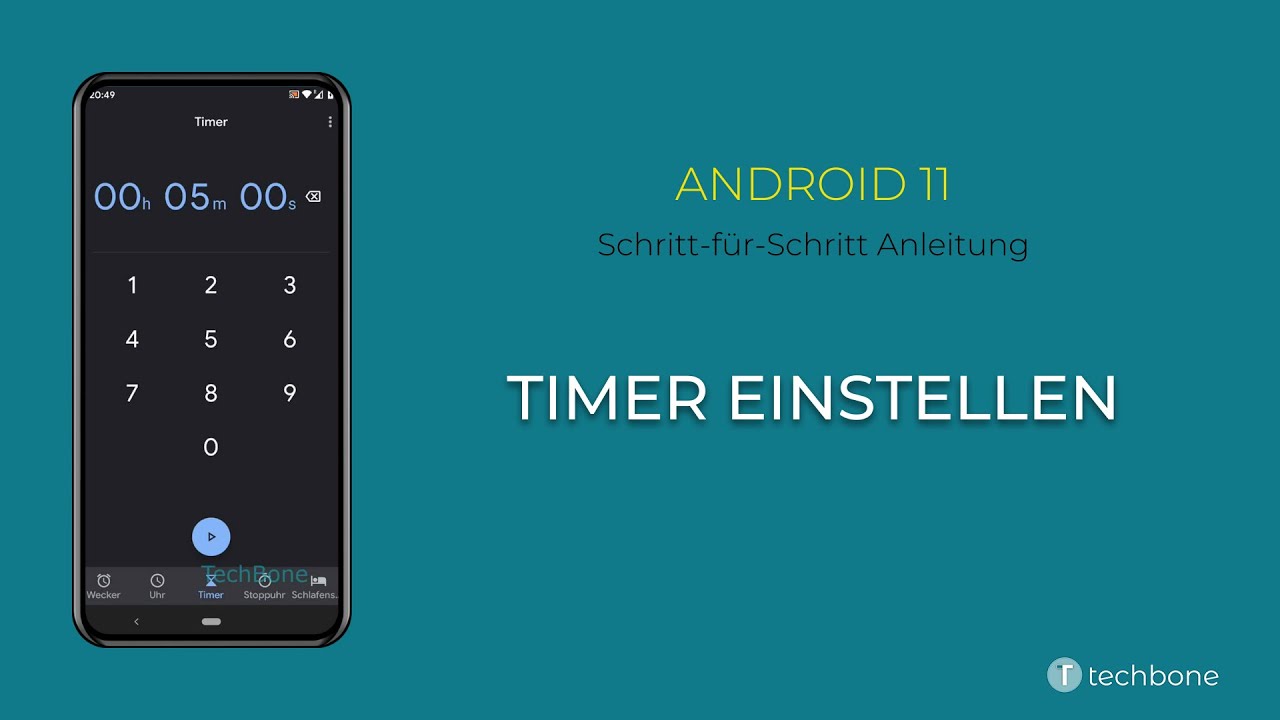 Timer einstellen [Android 11]