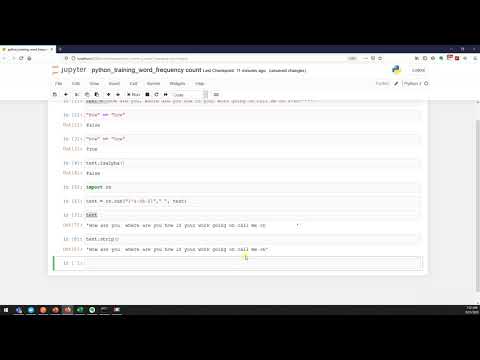 Word Frequency Count in Python