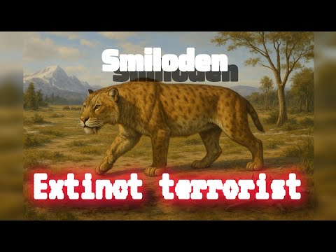 “🦴 Smilodon: The Saber-Toothed Beast That Once Ruled the Earth! 🌍🧊” #vmagino