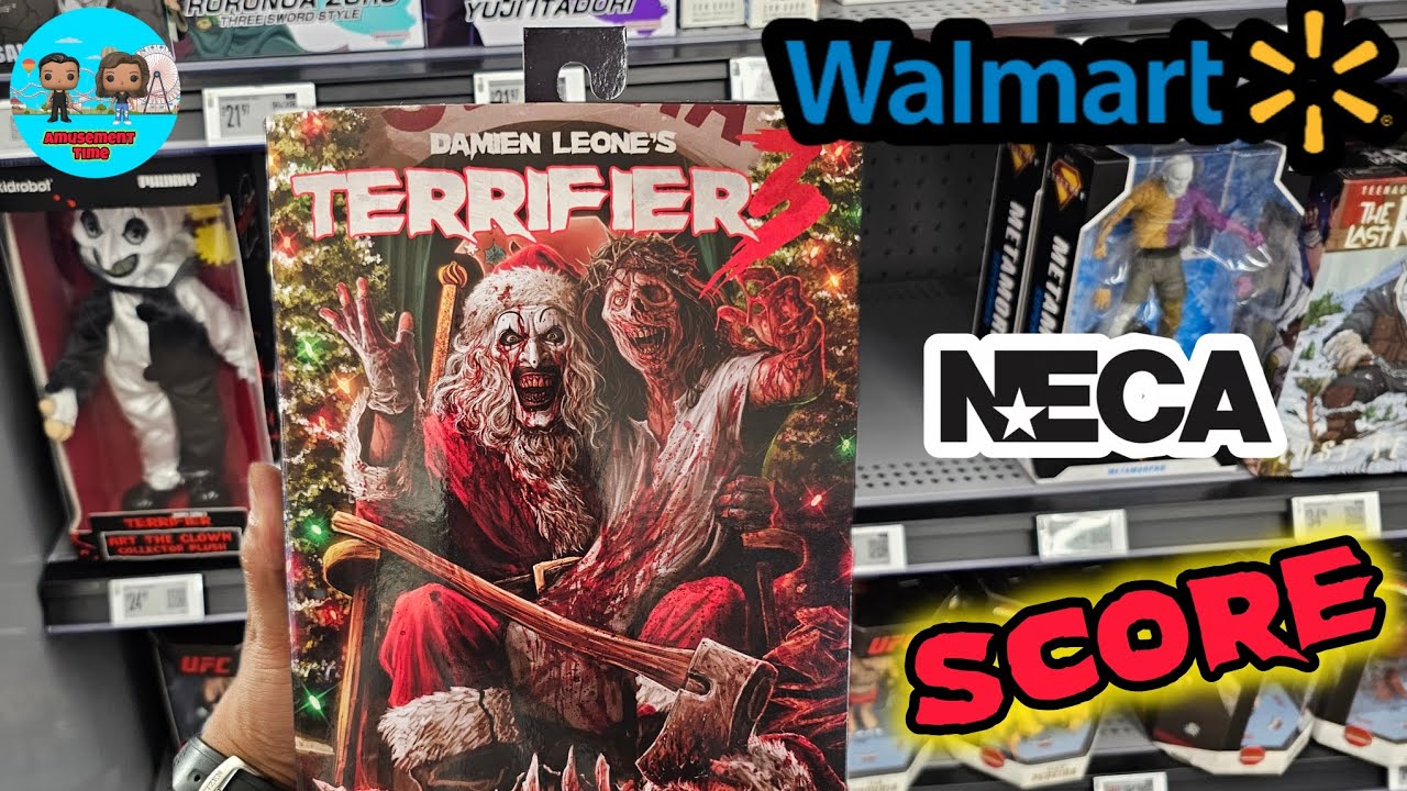 Walmart Terrifier 3 Santa Art The Clown Neca Figure Hunt! | New Horror Neca Figure! 