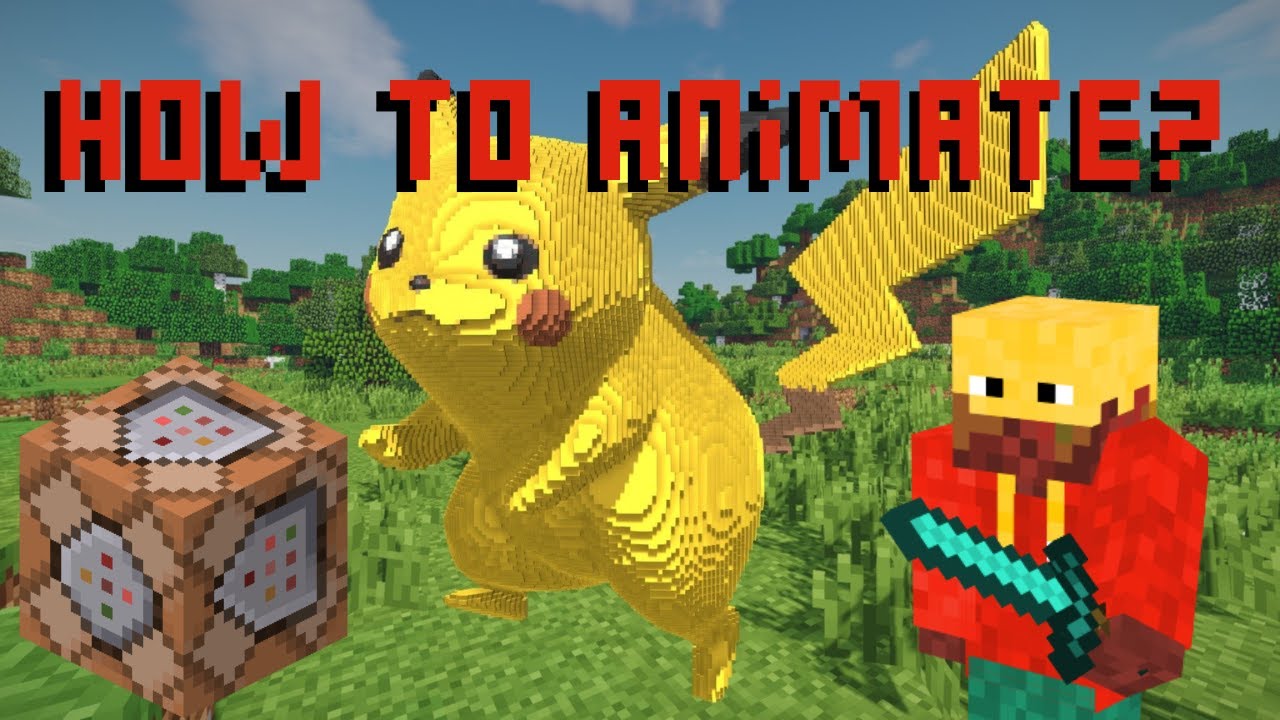 How to ANIMATE IN MINECRAFT using Command Blocks!