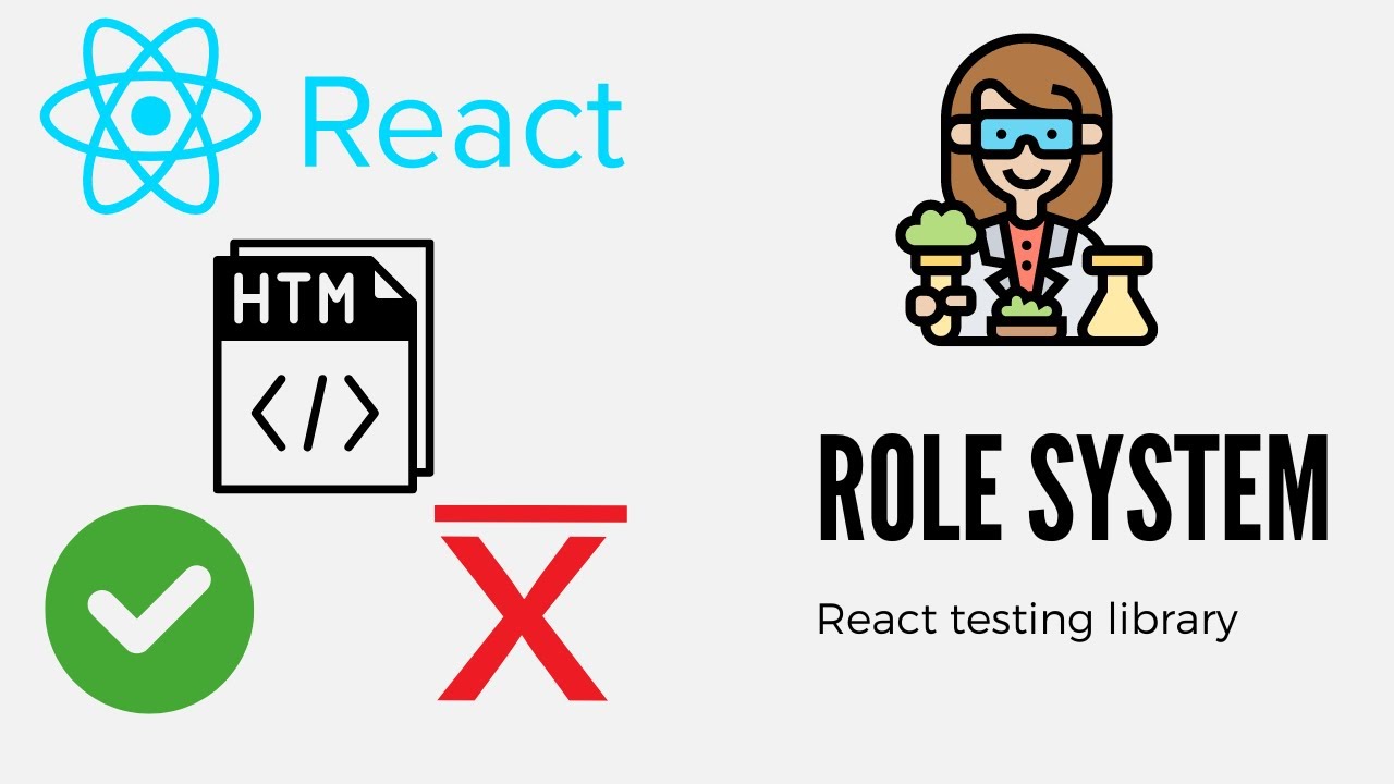 REACT TESTING LIBRARY: ROLE SYSTEM