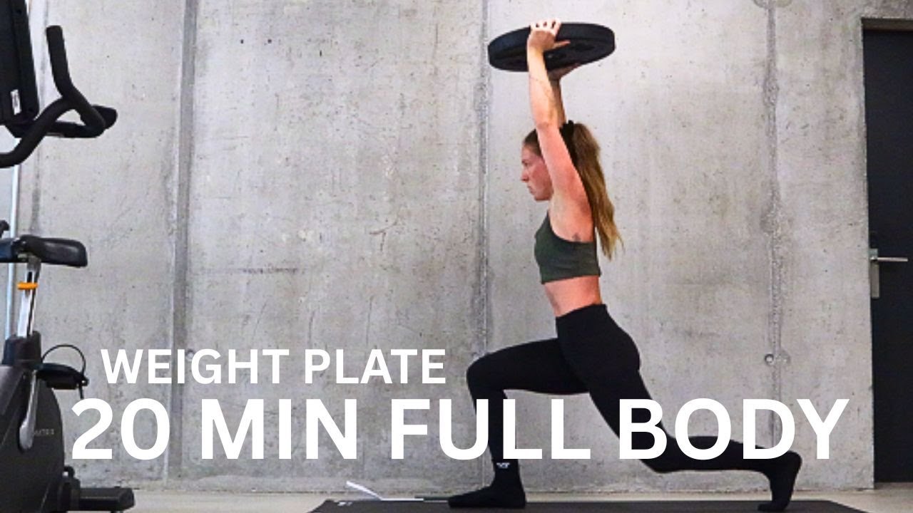 20 MIN FULL BODY PLATE Workout to Strengthen & Tone your Whole Body