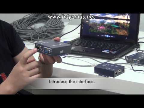 HDgenius KVM VGA Extender 300m & 200m Over UTP Cable Video