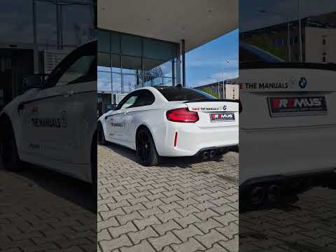 BMW M2 CS - Performance AXLE-BACK systémem + HJS 200 CPSi katalyzátory #bmwm2competition #bmwm2cs