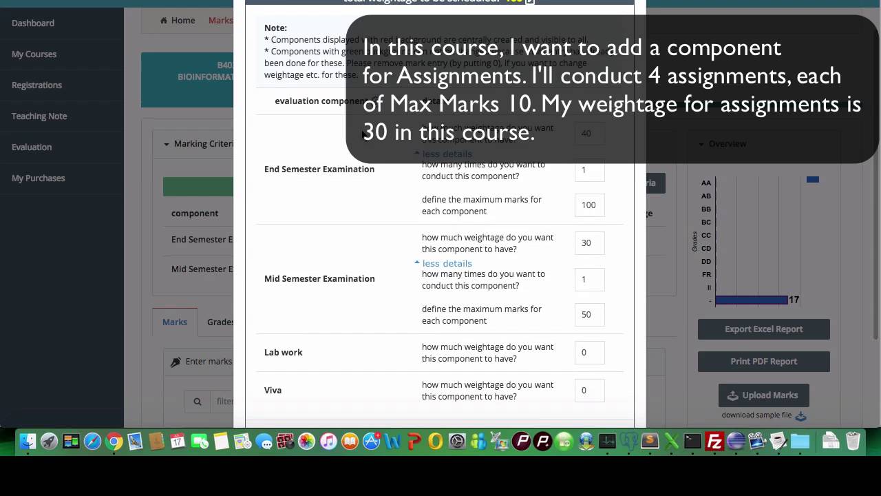 Faculty Portal Assessment & Evaluation Functionality Tutorial