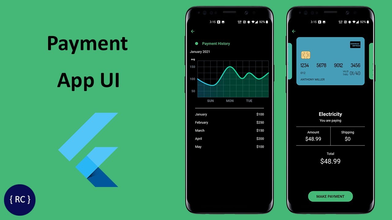 Payment App Template Flutter | Flutter App UI