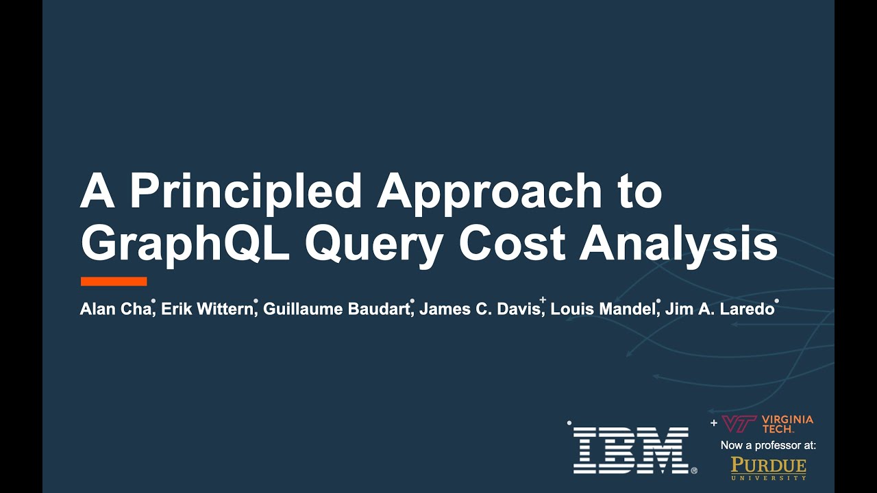 A Principled Approach to GraphQL Query Cost Analysis