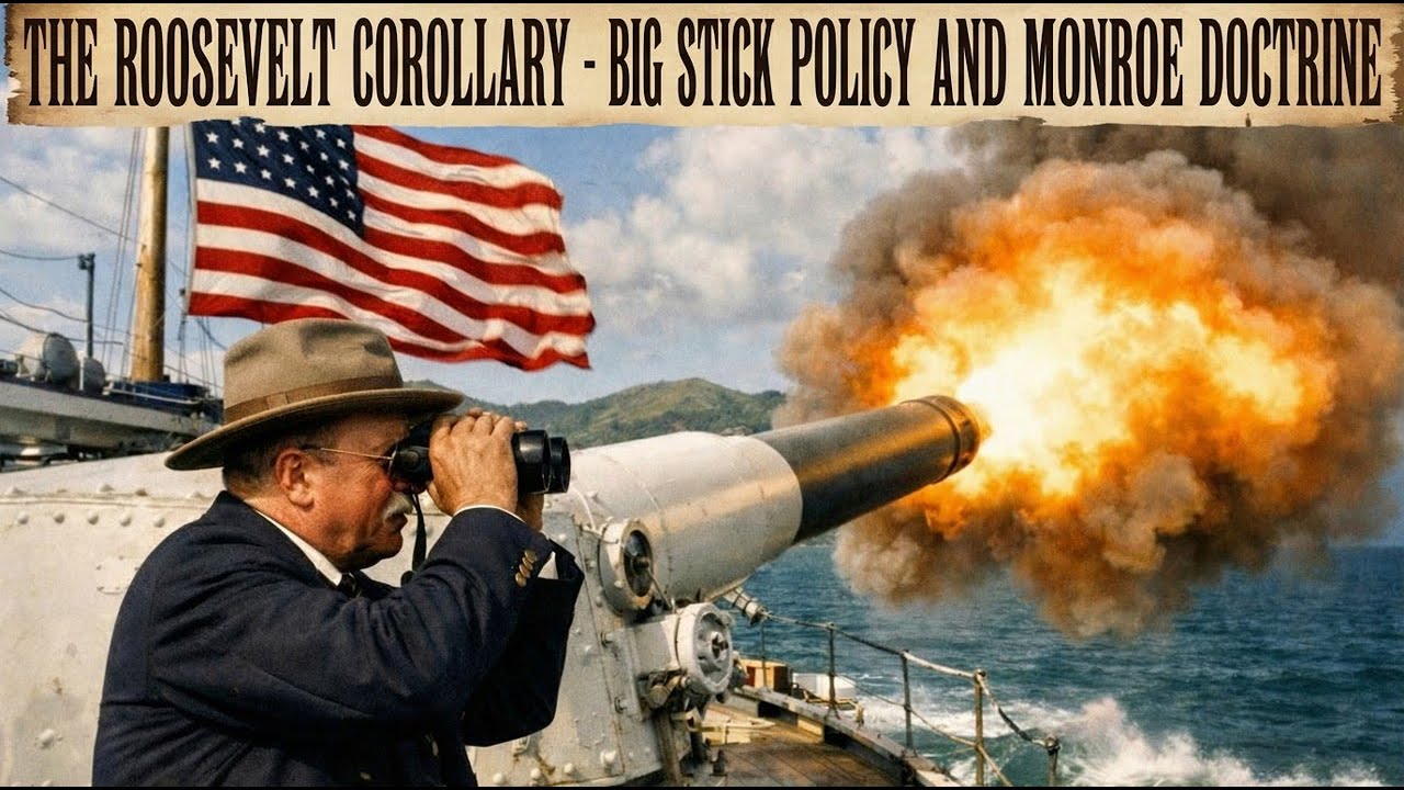 The Roosevelt Corollary - Big Stick Policy - Monroe Doctrine - How the U.S. Expanded Its Power