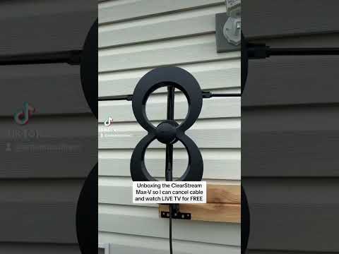 Un-boxing and super simple installation of our ClearStream MAX-V Outdoor TV Antenna